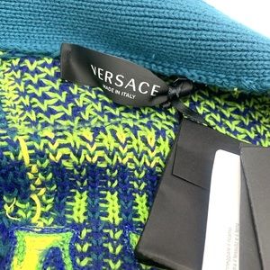 Versace | Sweaters | Versace Tartan Plaid Cotton Cardigan | Poshmark